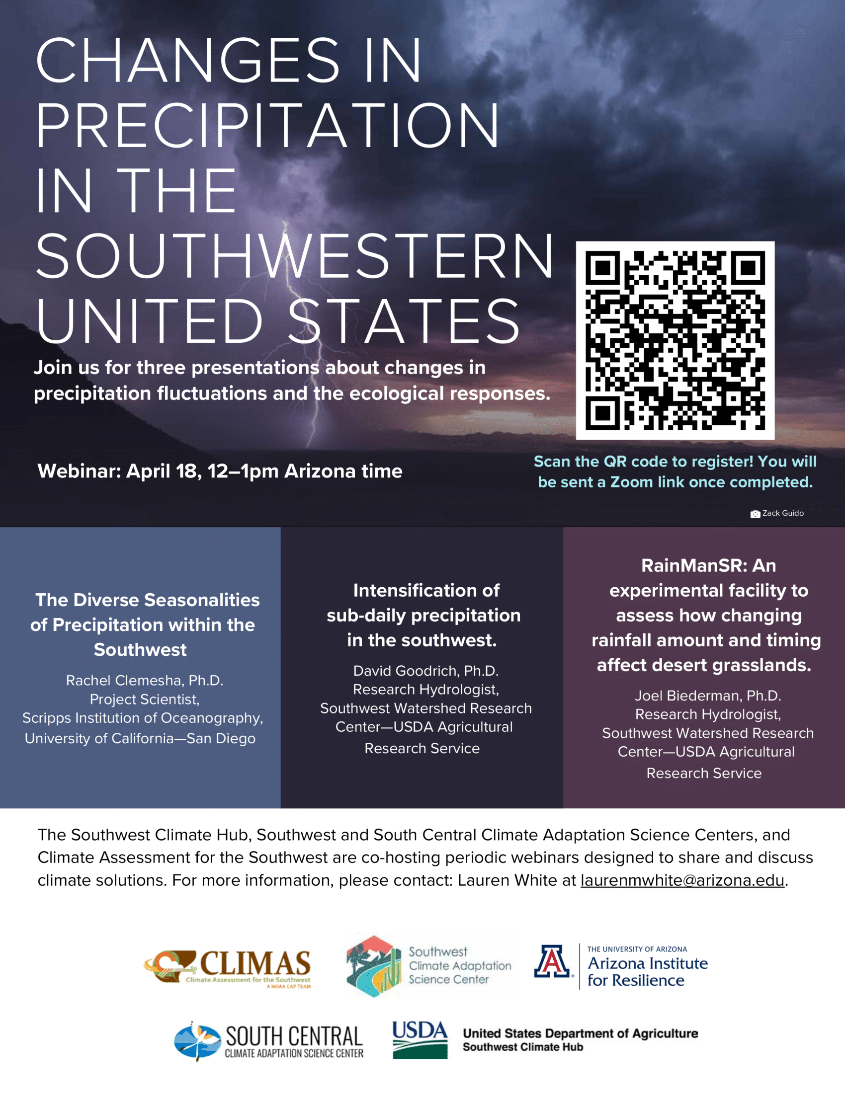 Recording now available! - New SW CASC co-hosted webinar on ...